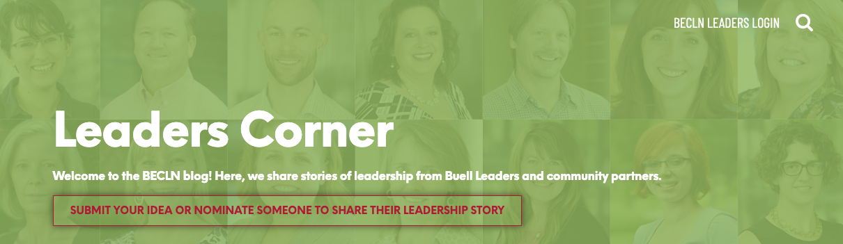 Leaders Corner - Buell Early Childhood Leaders Network